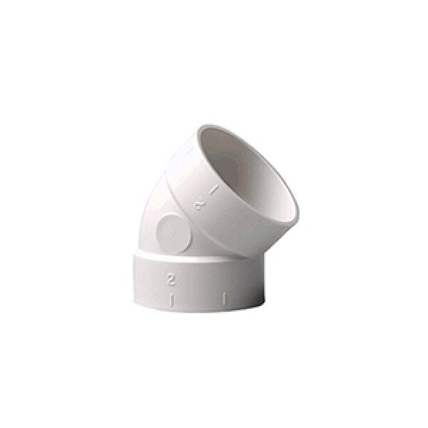 Bend 45 degrees 2x socket | BEAM central vacuum system